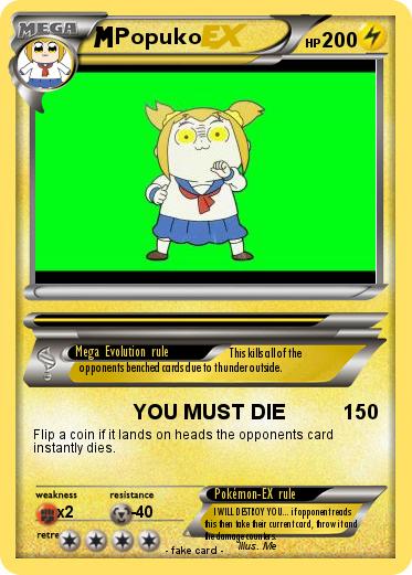 Pokémon Popuko 1 1 - YOU MUST DIE - My Pokemon Card
