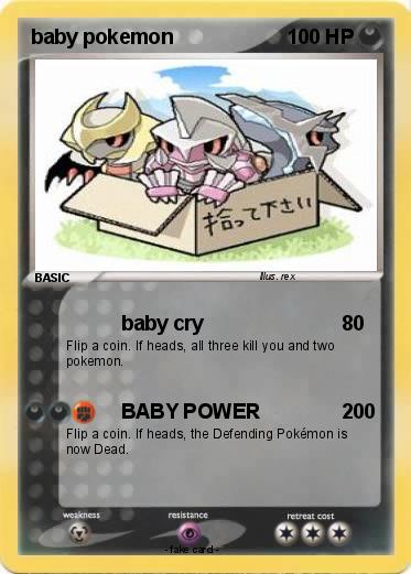 Pokémon baby pokemon 29 29 - baby cry - My Pokemon Card