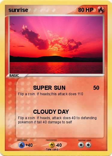 Pokémon sunrise 14 14 - SUPER SUN - My Pokemon Card