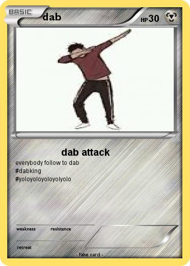 Pokémon dab 242 242 - dab attack - My Pokemon Card