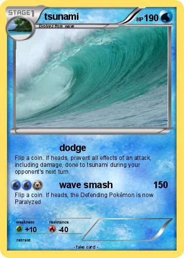Pokémon tsunami 215 215 - dodge - My Pokemon Card