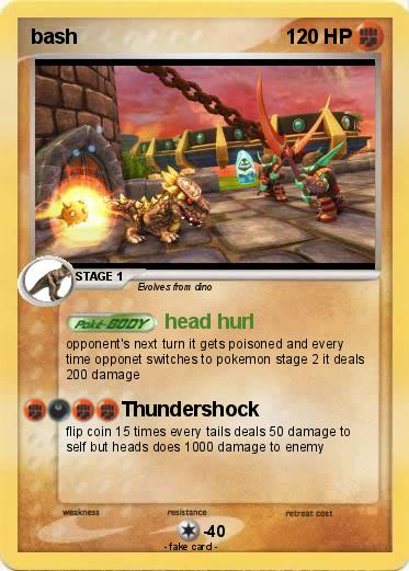 Pokémon bash 183 183 - head hurl - My Pokemon Card