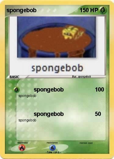 Pokémon spongebob 3741 3741 - spongebob - My Pokemon Card