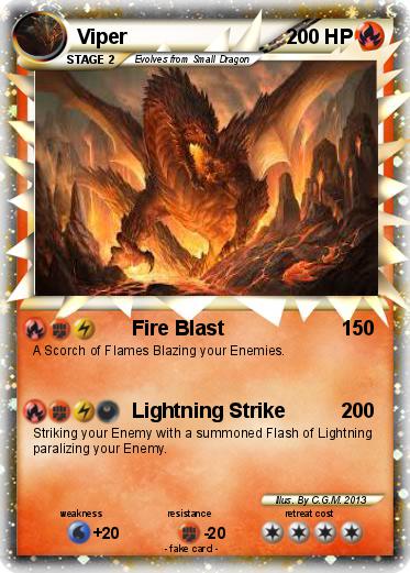Pokémon Viper 201 201 - Fire Blast - My Pokemon Card