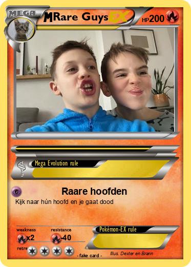 Pokémon Rare Guys - Raare hoofden - My Pokemon Card