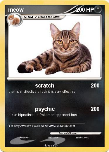 Pokémon meow 248 248 - scratch - My Pokemon Card