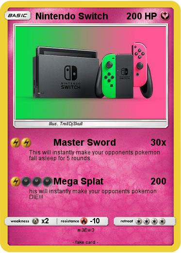 Pokémon Nintendo Switch 14 14 - Master Sword - My Pokemon Card
