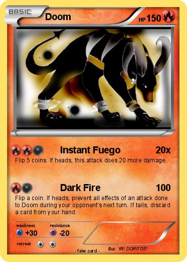 Pokémon Doom 480 480 - Instant Fuego - My Pokemon Card
