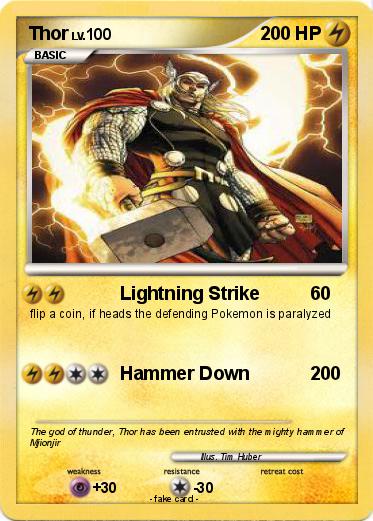 Pokémon Thor 414 414 - Lightning Strike - My Pokemon Card