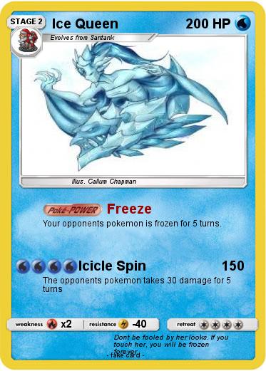 Pokémon Ice Queen 30 30 - Freeze - My Pokemon Card