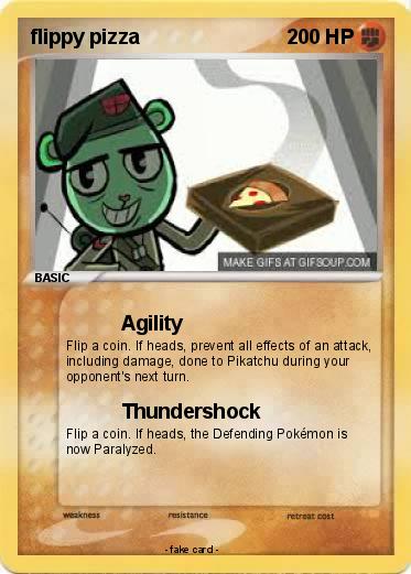 Pokémon flippy pizza - Agility - My Pokemon Card