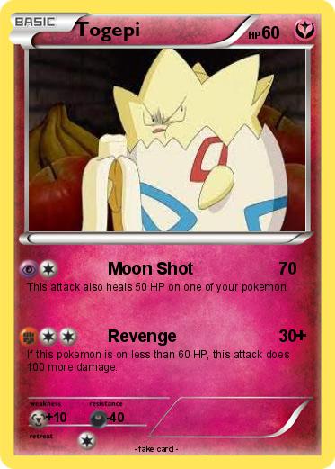 Pokémon Togepi 260 260 - Moon Shot - My Pokemon Card