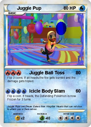 Pokémon Juggle Pup - Juggle Ball Toss - My Pokemon Card