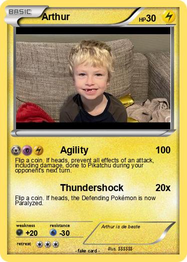 Pokémon Arthur 687 687 - Agility - My Pokemon Card