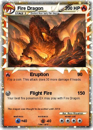 Pokémon Fire Dragon 537 537 - Eruption - My Pokemon Card