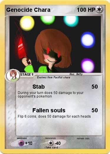 Pokémon Genocide Chara 2 2 - Stab - My Pokemon Card