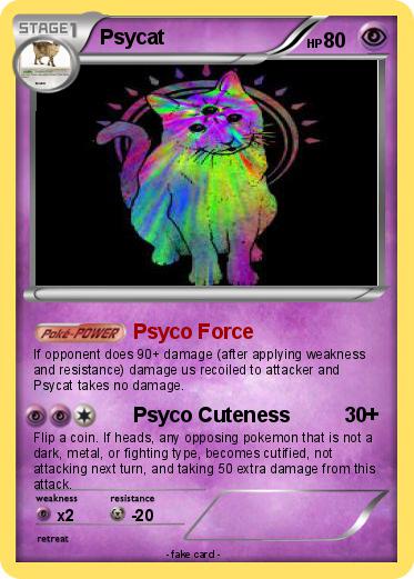 Pokémon Psycat 28 28 - Psyco Force - My Pokemon Card