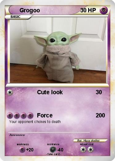 Pokémon Grogoo - Cute look - My Pokemon Card