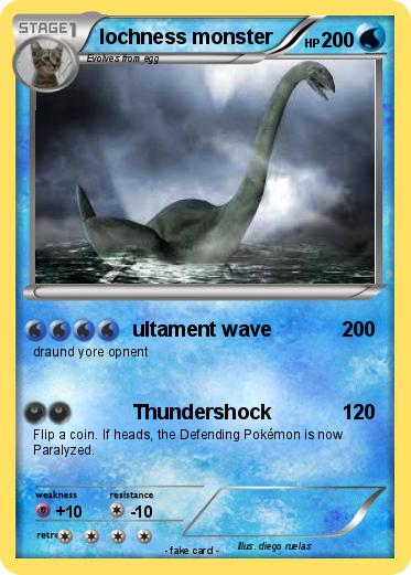Pokémon lochness monster 9 9 - ultament wave - My Pokemon Card