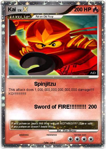 Pokémon Kai 1098 1098 - Spinjitzu - My Pokemon Card