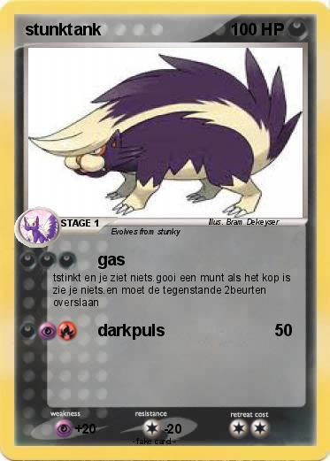 Pokémon stunktank - gas - My Pokemon Card