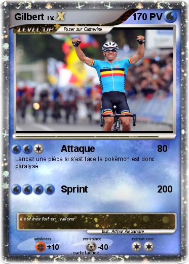 Pokémon Gilbert 45 45 - Attaque - Ma carte Pokémon