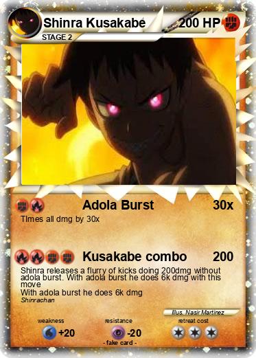 Pokémon Shinra Kusakabe - Adola Burst - My Pokemon Card