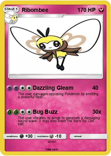 Pokémon Ribombee 6 6 - Dazzling Gleam - My Pokemon Card