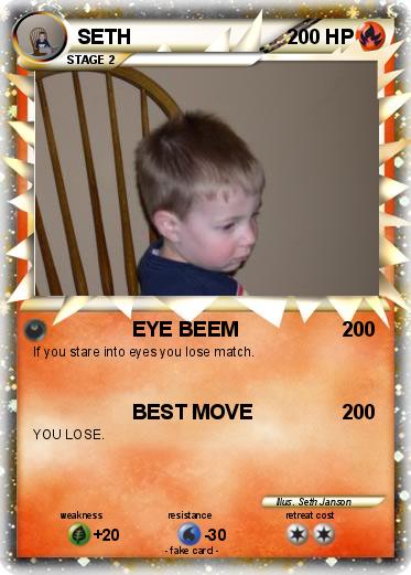 Pokémon SETH 143 143 - EYE BEEM - My Pokemon Card