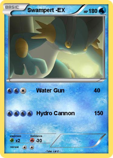 Pokémon Swampert EX 14 14 - Water Gun - My Pokemon Card