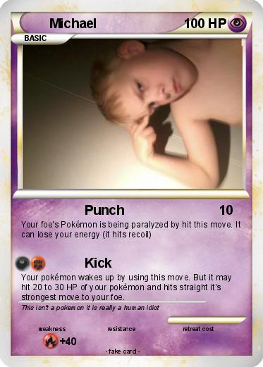Pokémon Michael 2309 2309 - Punch - My Pokemon Card