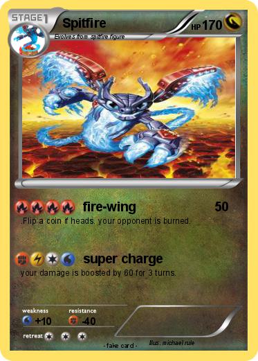 Pokémon Spitfire 64 64 - fire-wing - My Pokemon Card