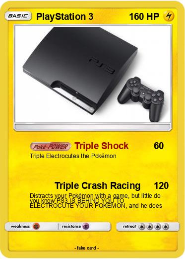 Pokémon PlayStation 3 39 39 - Triple Shock - My Pokemon Card