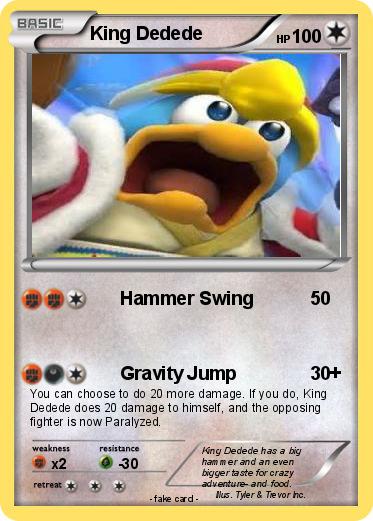 Pokémon King Dedede 246 246 - Hammer Swing - My Pokemon Card