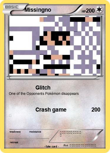 Pokémon Missingno 1865 1865 - Glitch - My Pokemon Card