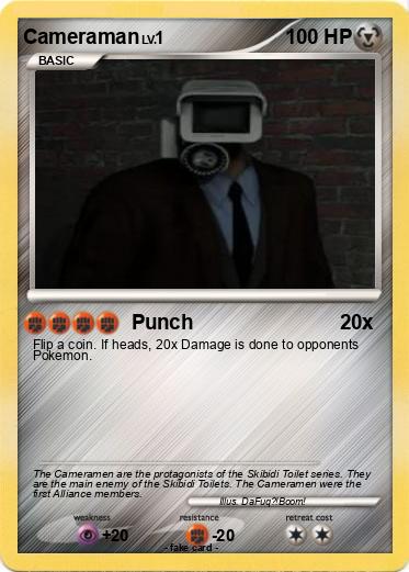 Pokémon Cameraman 45 45 - Punch - My Pokemon Card