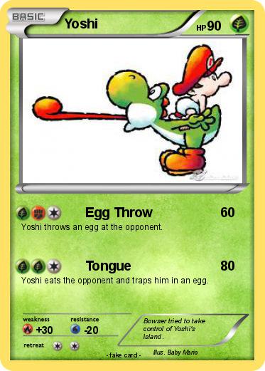 Pokémon Yoshi 3452 3452 - Egg Throw - My Pokemon Card