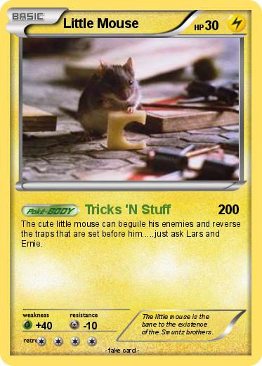 Pokémon Little Mouse - Tricks 'N Stuff - My Pokemon Card