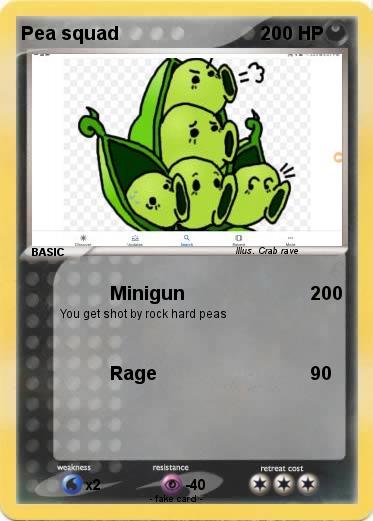 Pokémon Pea squad - Minigun - My Pokemon Card