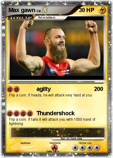 Pokémon Max gawn - agilty - My Pokemon Card