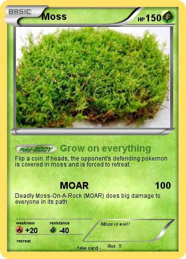 Pokémon Moss 62 62 - Grow on everything - My Pokemon Card