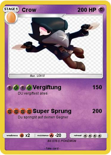 Pokémon Crow 94 94 - Vergiftung - My Pokemon Card