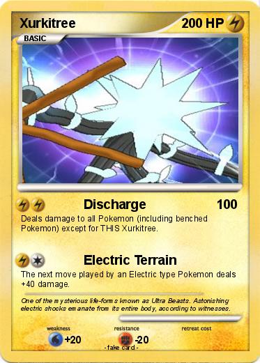 Pokémon Xurkitree - Discharge - My Pokemon Card