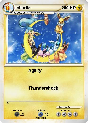 Pokémon charlie 870 870 - Agility - My Pokemon Card