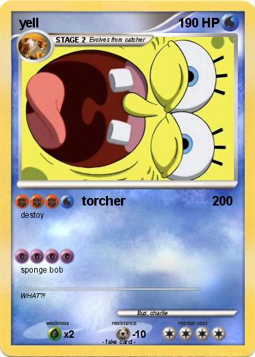 Pokémon yell 5 5 - torcher - My Pokemon Card