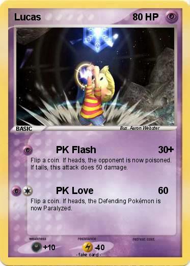 Pokémon Lucas 884 884 - PK Flash - My Pokemon Card