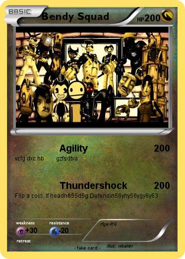 Pokémon Bendy Squad - Agility - My Pokemon Card