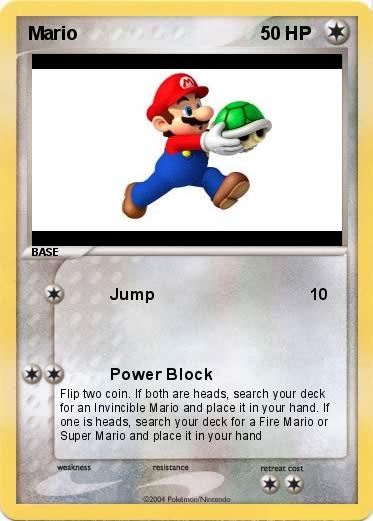 Pokémon Mario 1319 1319 - Jump - My Pokemon Card