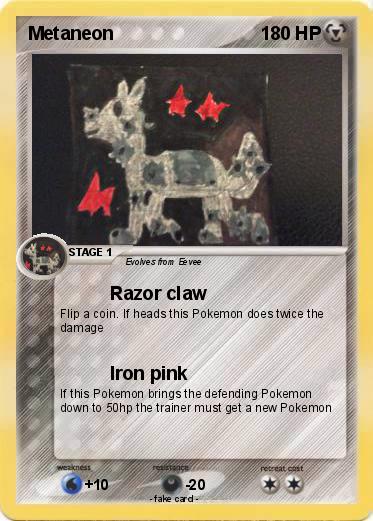 Pokémon Metaneon - Razor claw - My Pokemon Card