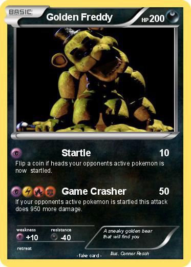 Pokémon Golden Freddy 325 325 - Startle - My Pokemon Card
